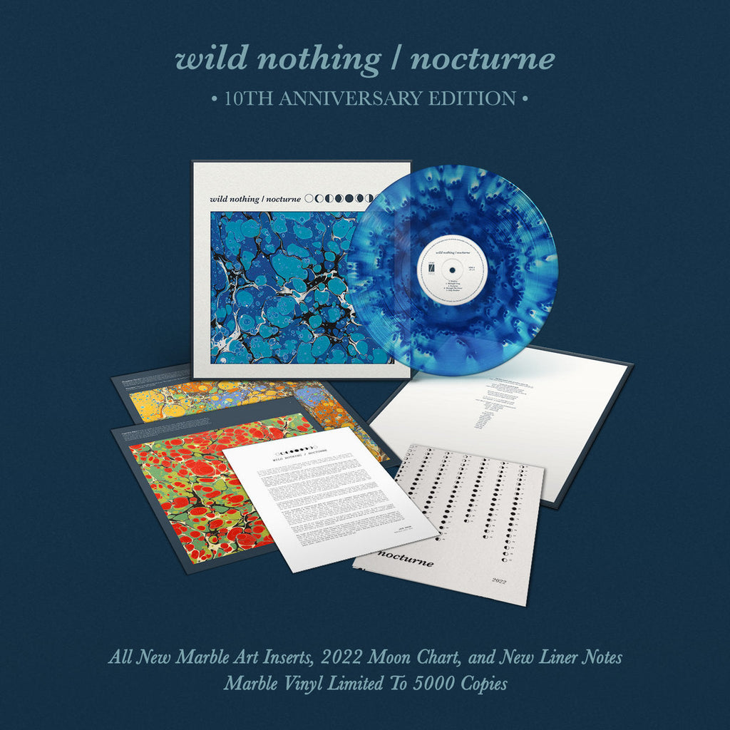 Wild Nothing - Nocturne (10th Anniversary Edition) (Blue Marbled Vinyl ...