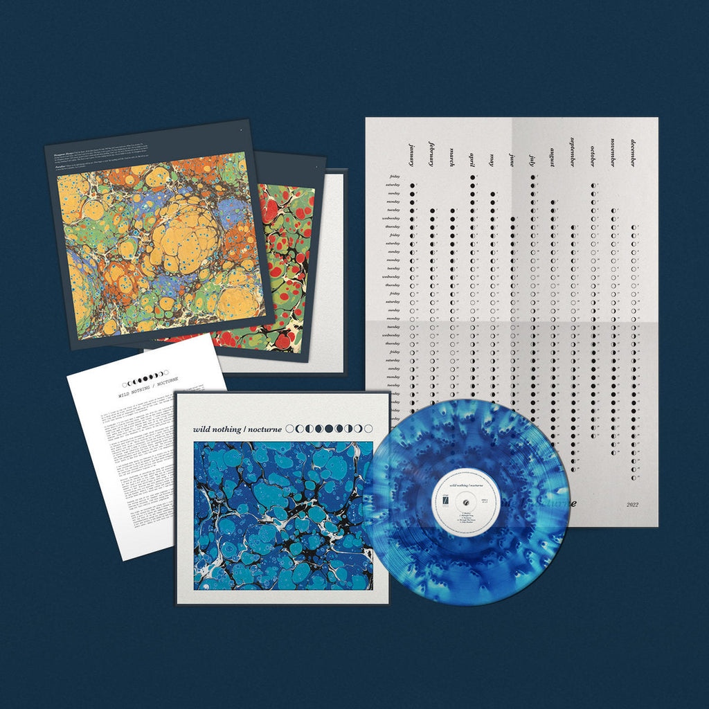 Wild Nothing - Nocturne (10th Anniversary Edition) (Blue Marbled Vinyl ...