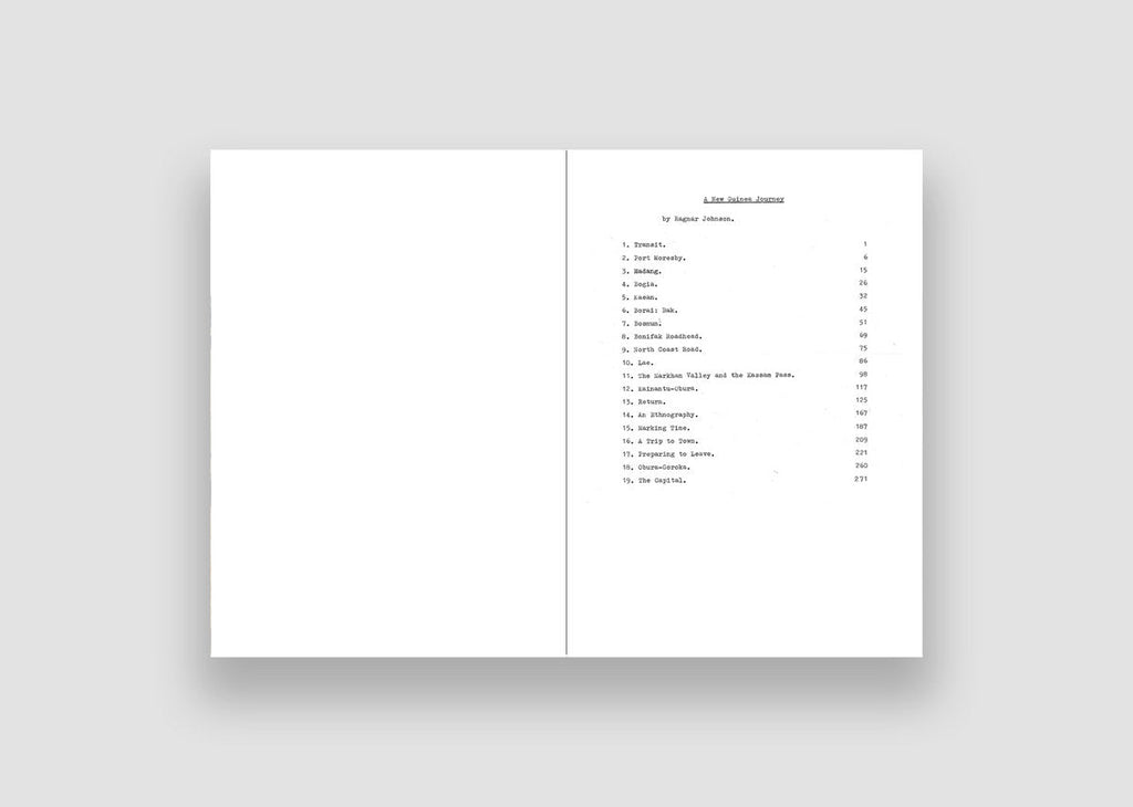 Ragnar Johnson - A New Guinea Journey (Book) – Meditations