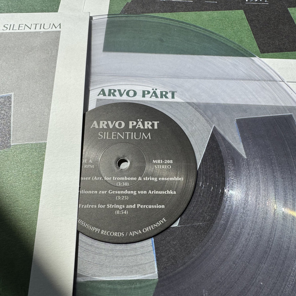 Arvo Pärt - Silentium (Clear Vinyl LP) – Meditations