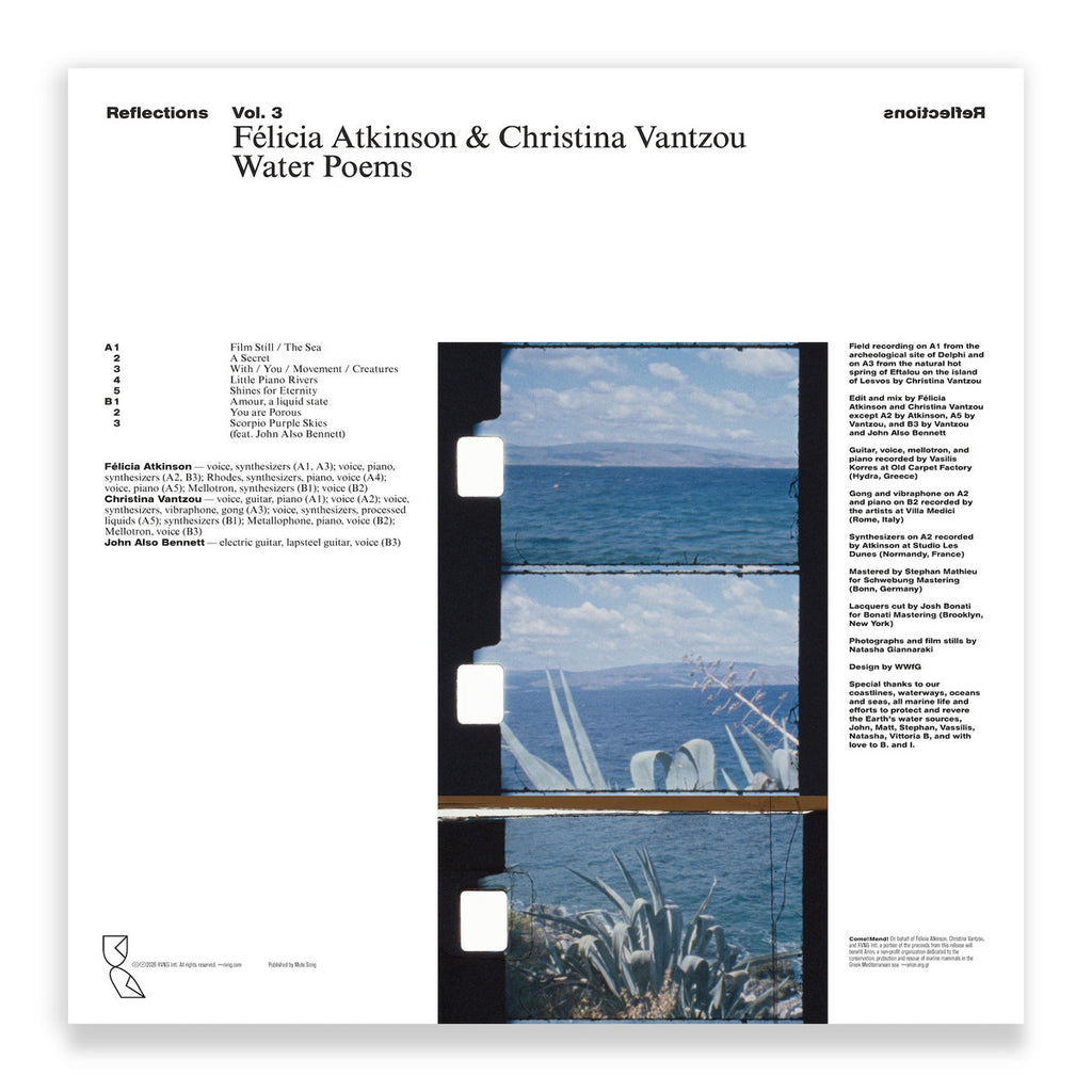 Félicia Atkinson & Christina Vantzou - Reflections Vol. 3: Water Poems ...